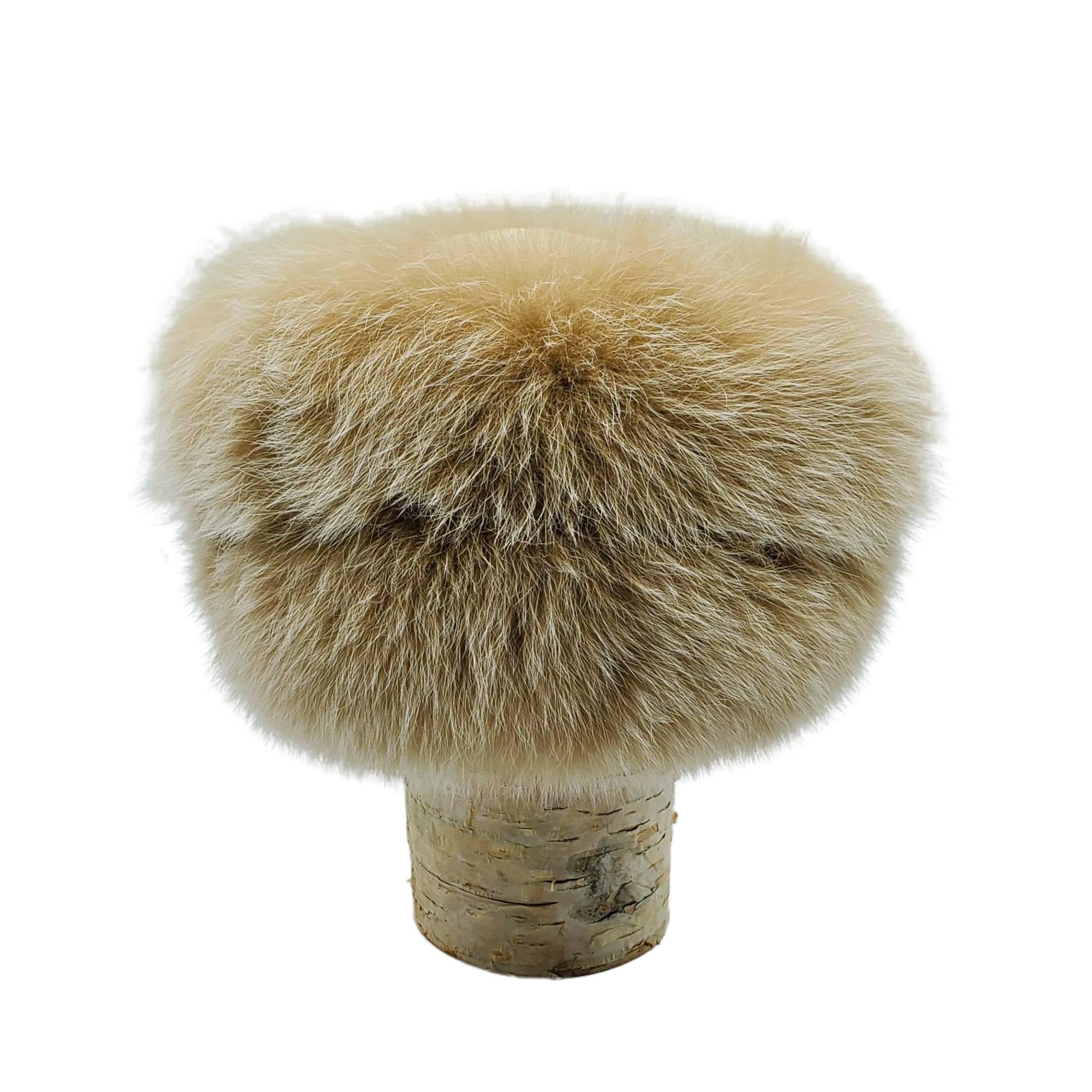 Bridget hat in beige fox – Artisans Canada